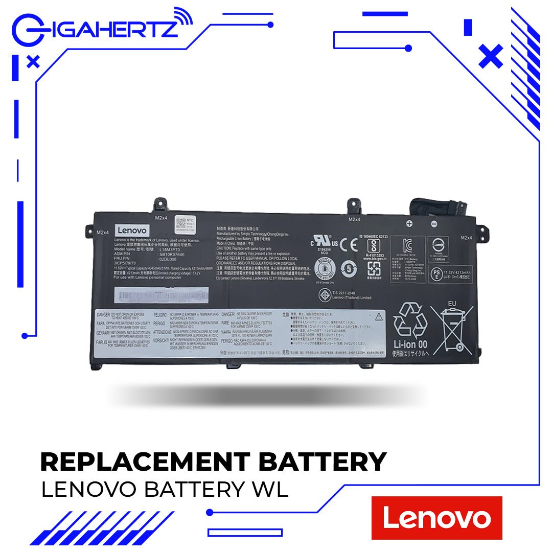 Lenovo 02DL007 BATTERY WL for Lenovo Thinkpad T490 | Gigahertz