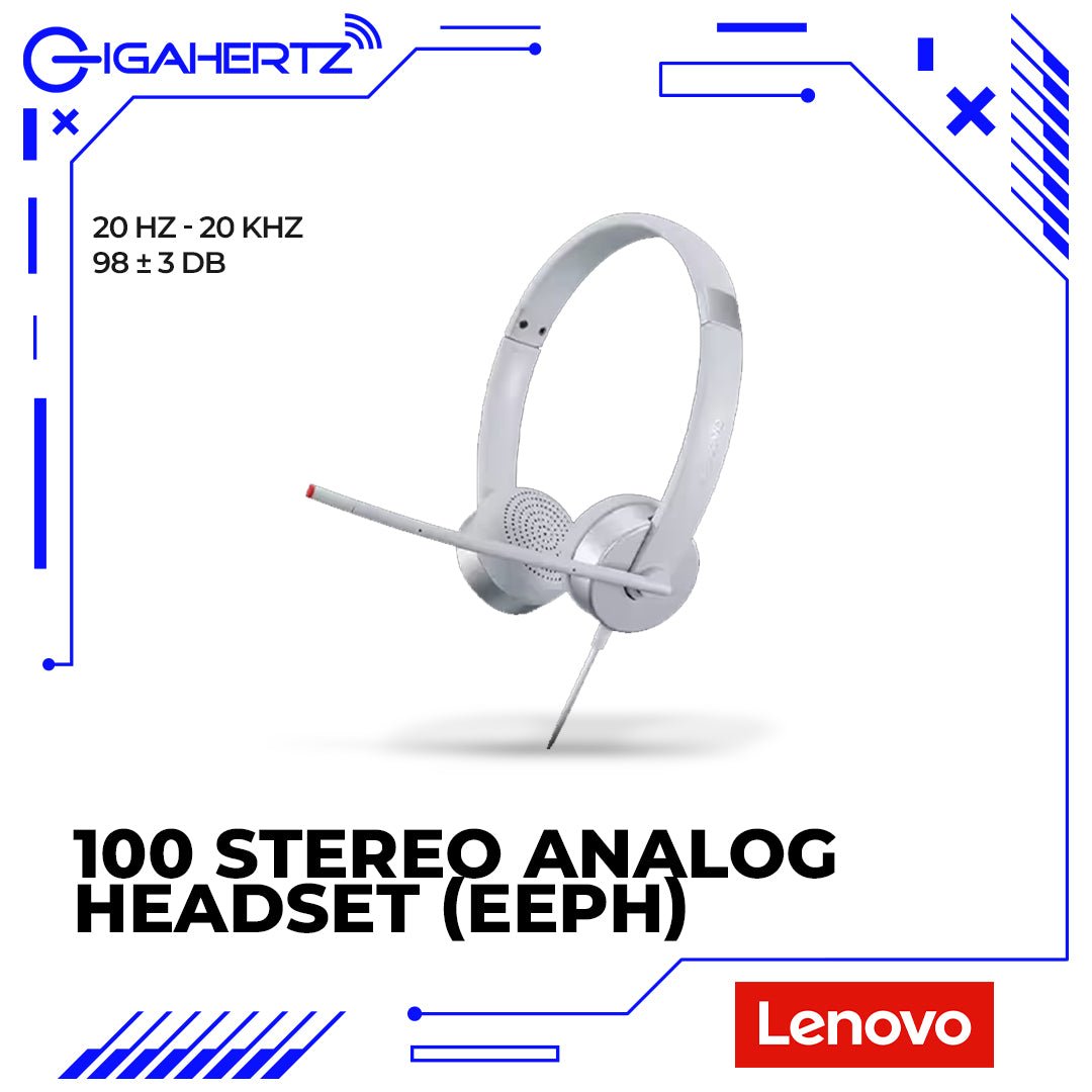 Lenovo 100 STEREO ANALOG HEADSET (EEPH) | Gigahertz