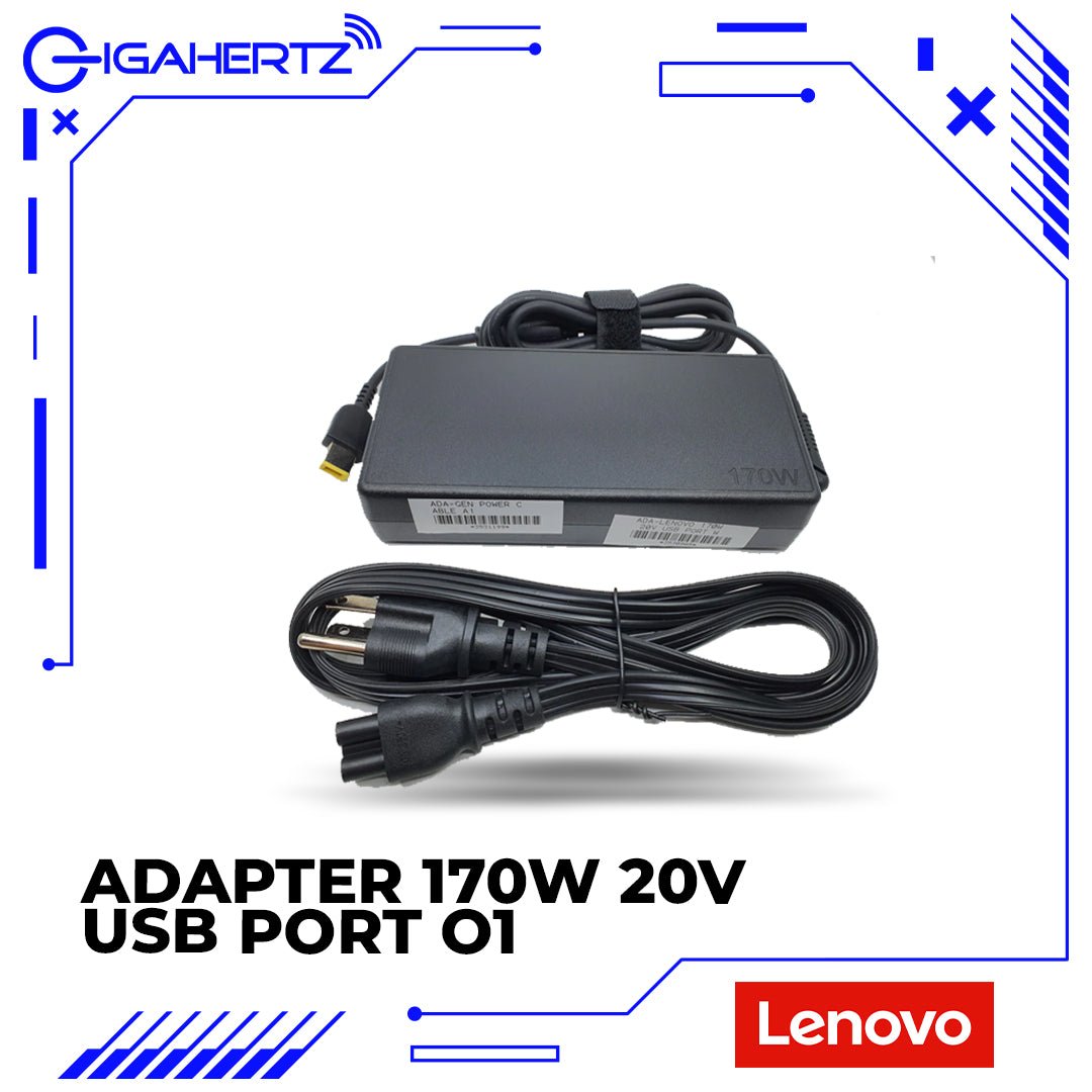 Lenovo Adapter 170W 20V USB Port O1 | Gigahertz