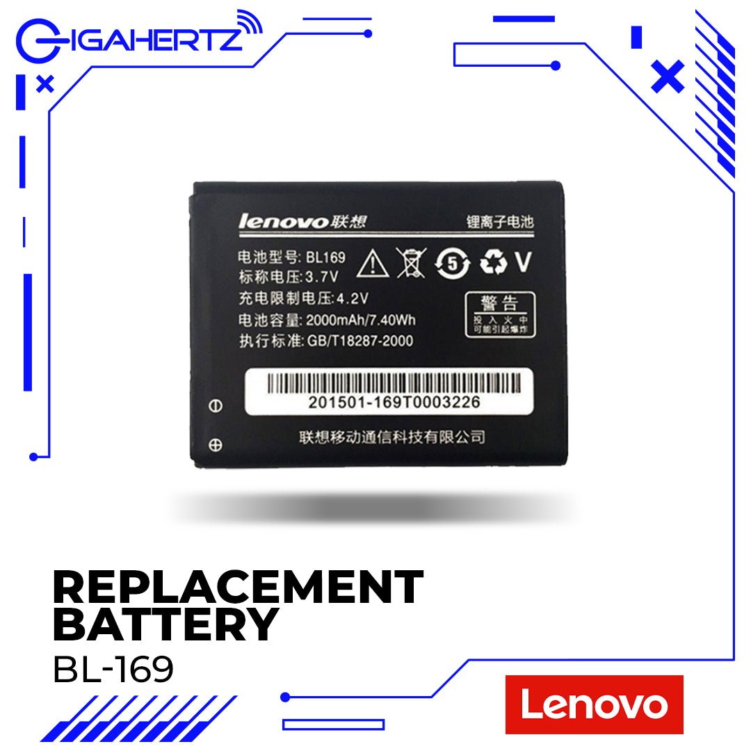 LENOVO BATTERY BL-169 | Gigahertz