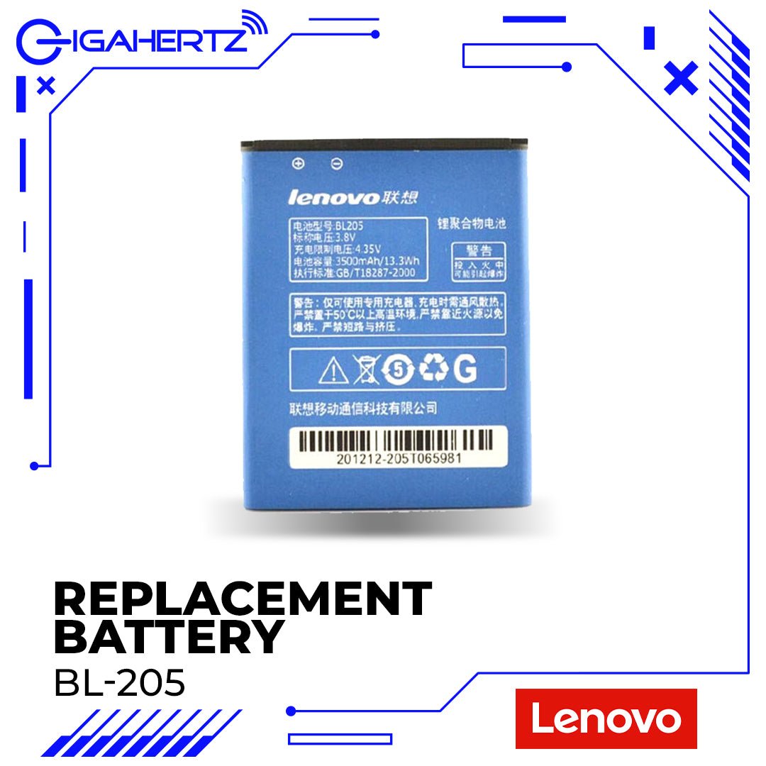 LENOVO BATTERY BL-205 | Gigahertz