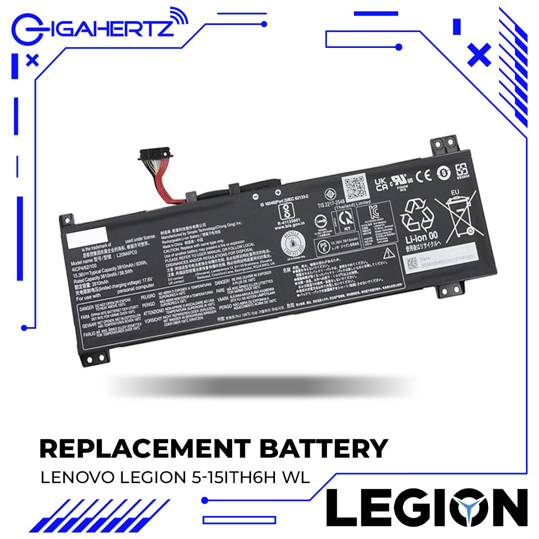 Lenovo Battery Legion 5-15ITH6H WL | Gigahertz