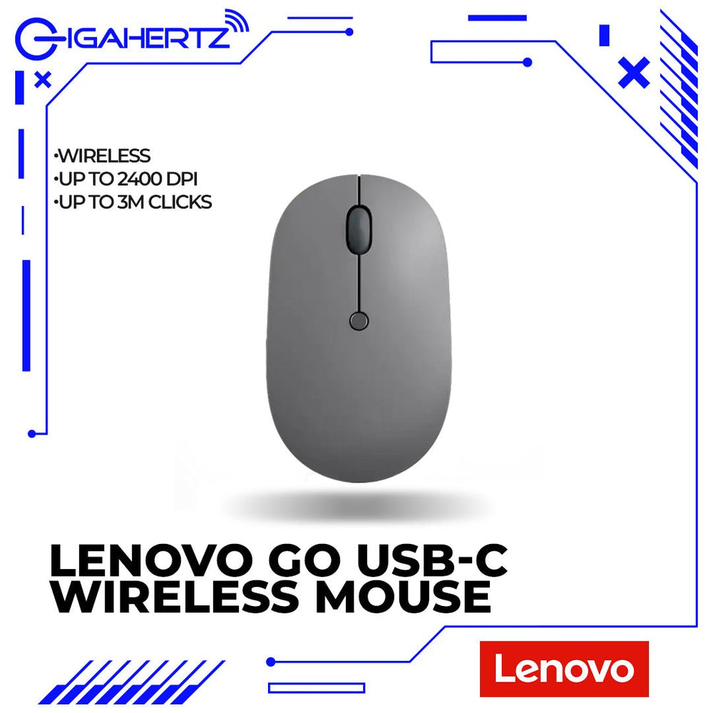 Lenovo Go USB-C Essential Wireless Mouse | Gigahertz