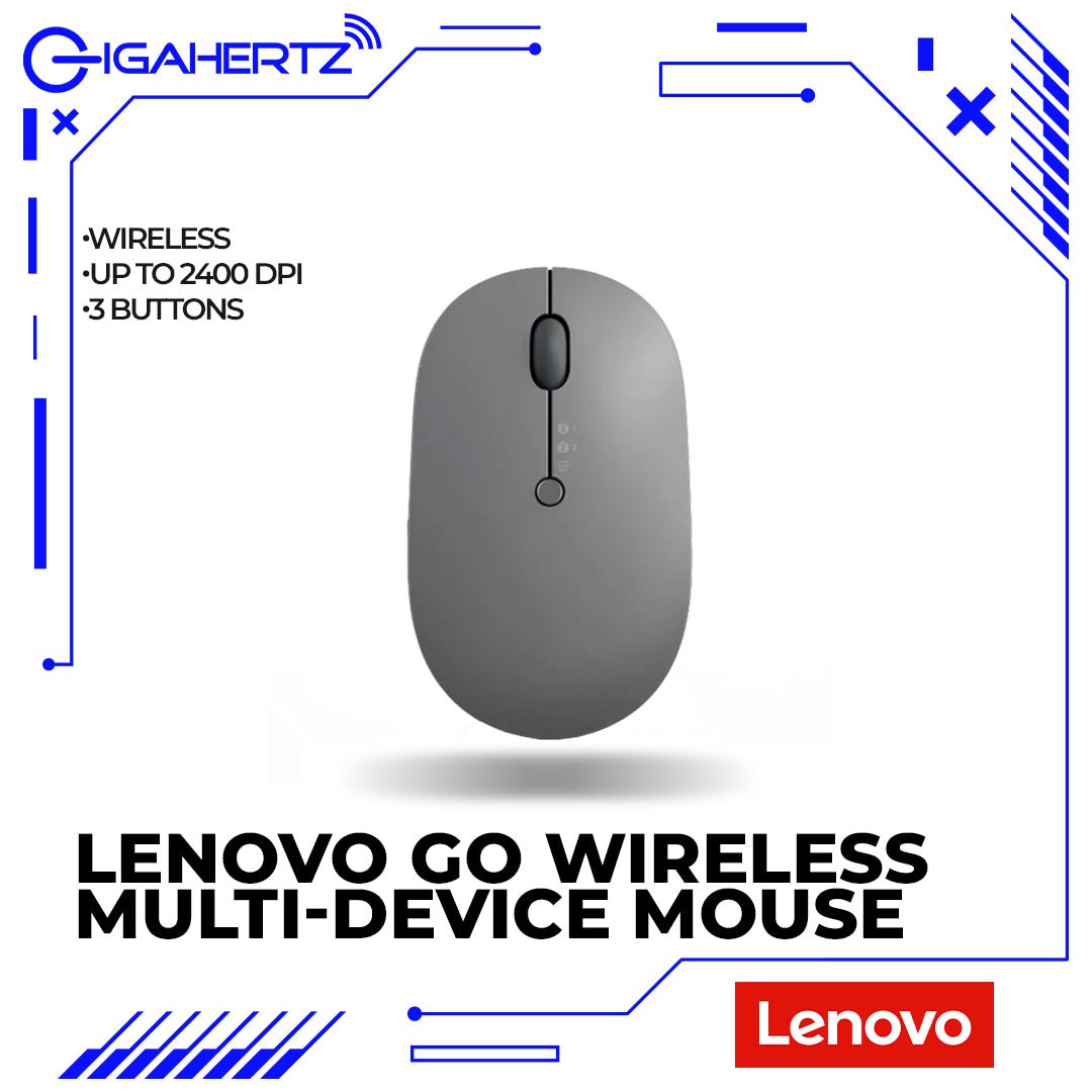 Lenovo Go Wireless Multi-Device Mouse | Gigahertz