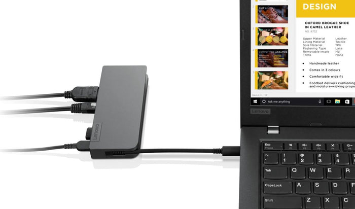 Lenovo Powered USB-C Travel Hub | Gigahertz