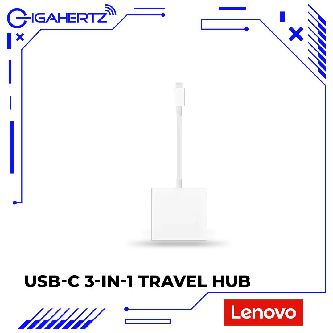 Lenovo USB-C 3-in-1 Travel Hub | Gigahertz