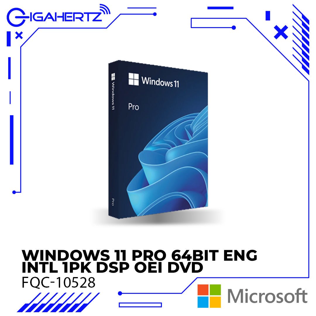 Microsoft Windows 11 Pro 64Bit Eng Intl 1pk DSP OEI DVD | Gigahertz