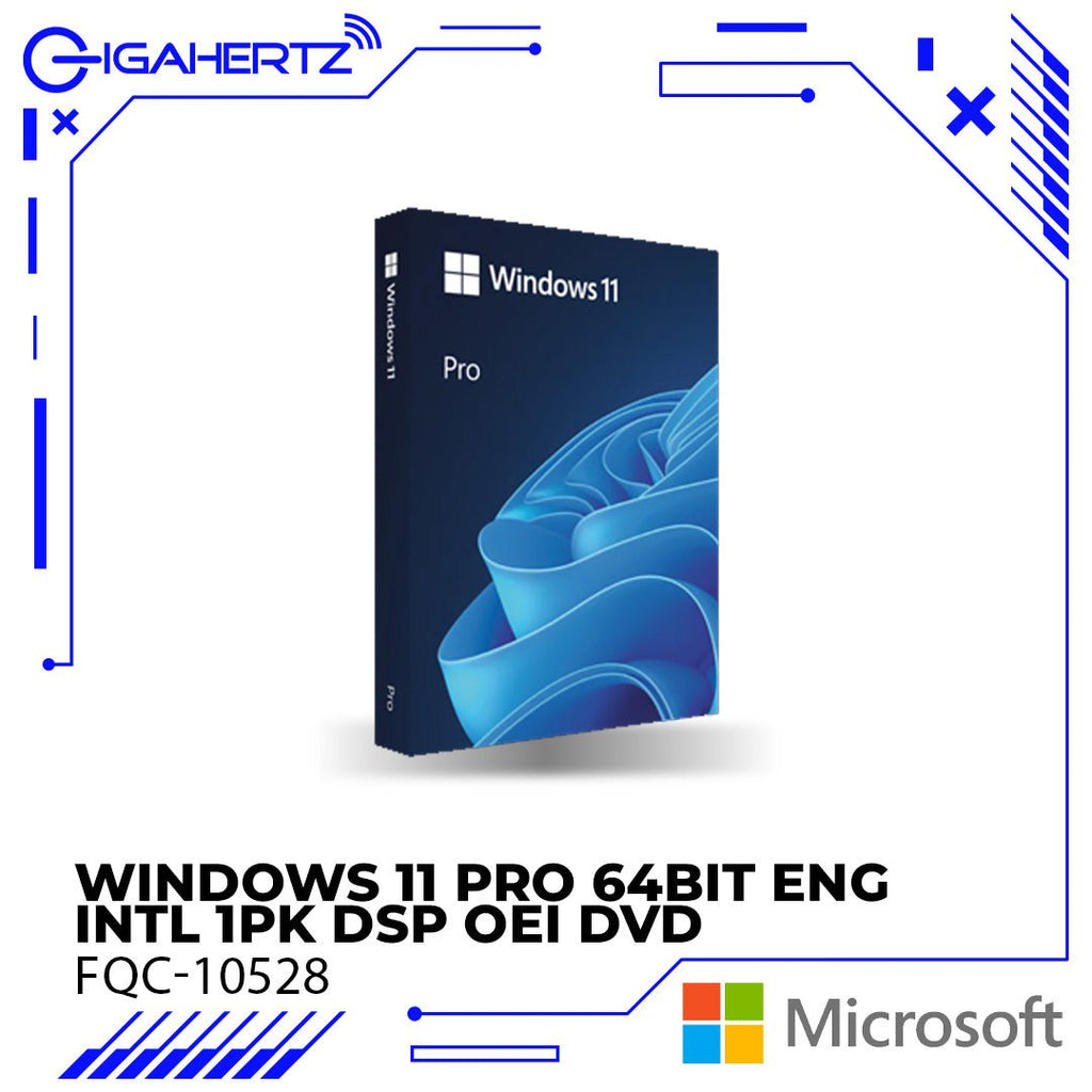 Microsoft Windows 11 Pro 64Bit Eng Intl 1pk DSP OEI DVD | Gigahertz