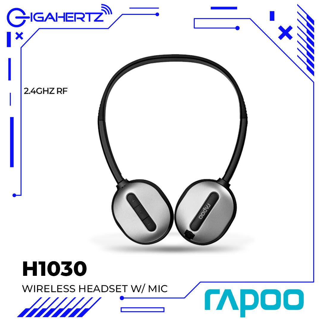 Rapoo H1030 Wireless Headset w/ Mic | Gigahertz