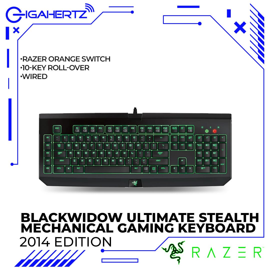 Razer BlackWidow Ultimate Stealth Mechanical Gaming Keyboard 2014 ...