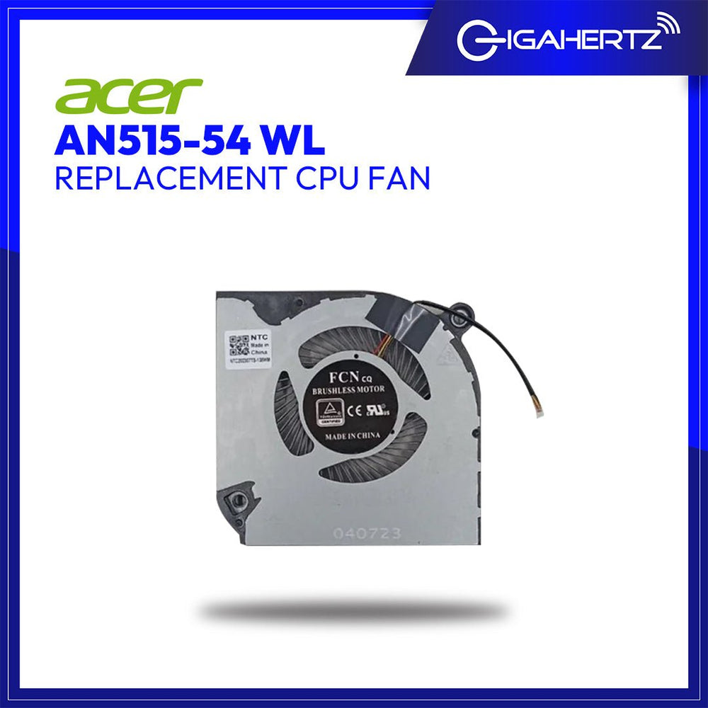 Replacement Acer CPU Fan for Acer AN515-54 WL | Gigahertz