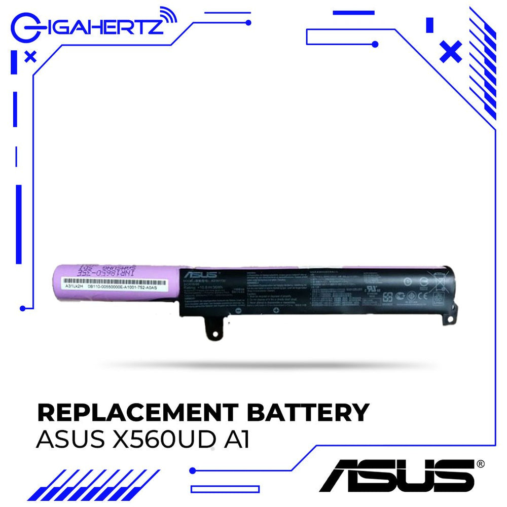 Replacement Asus Battery X560UD A1 | Gigahertz