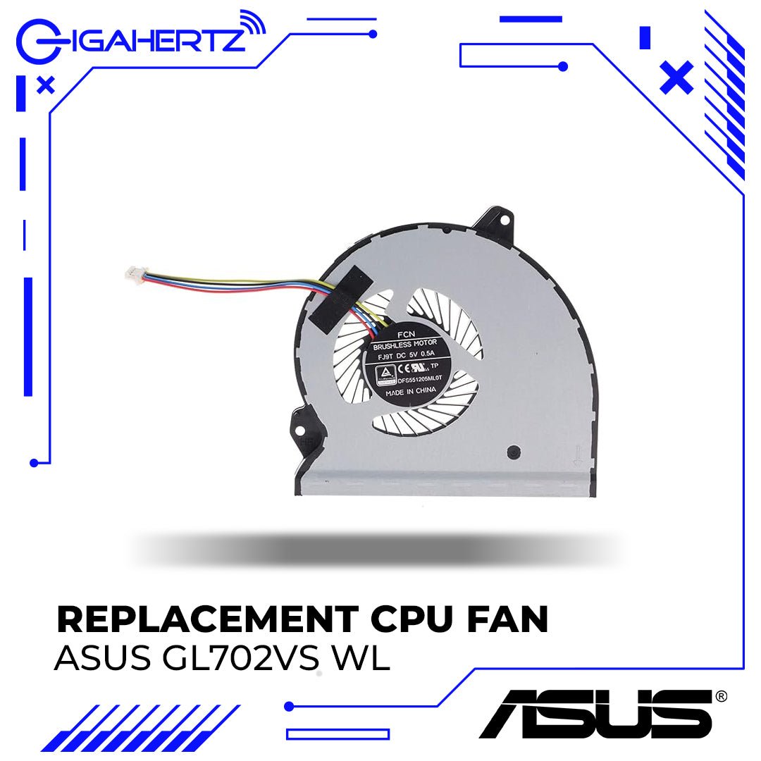 Replacement Asus Fan CPU+GPU GL702VS WL | Gigahertz
