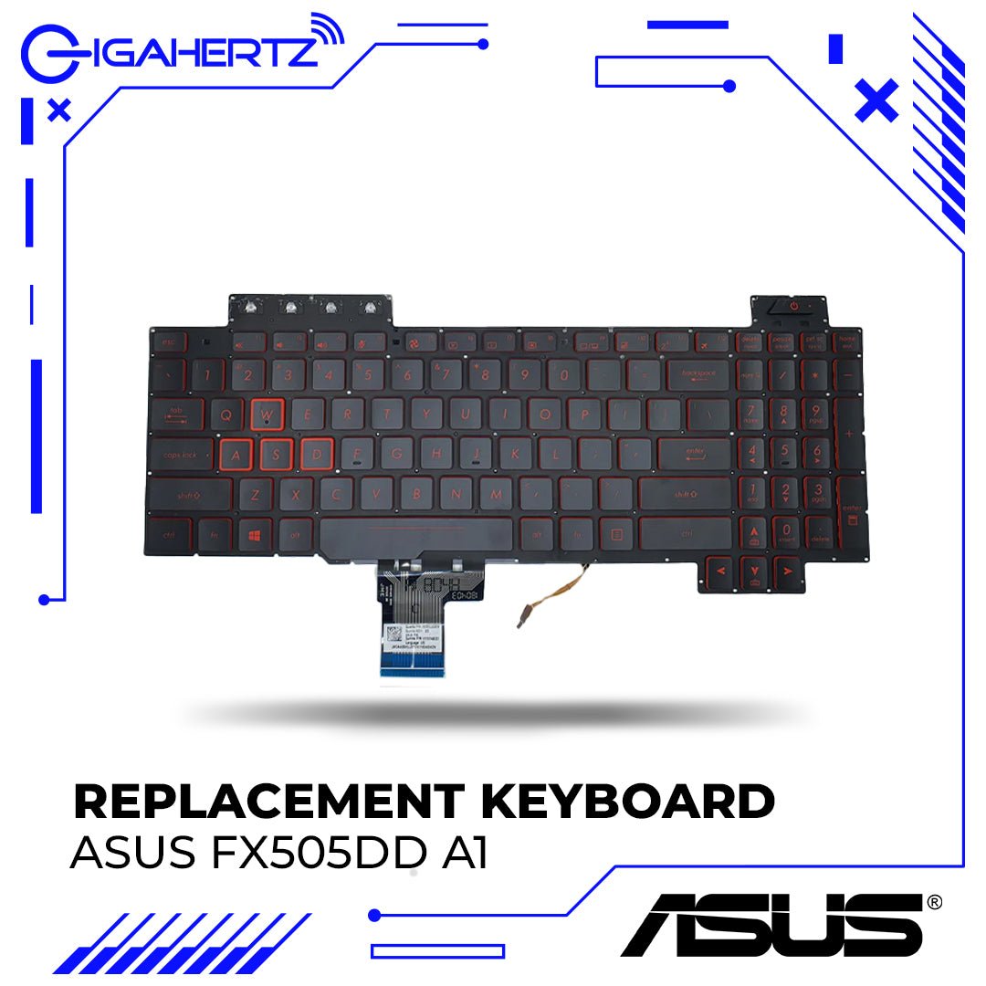 Replacement Asus Keyboard FX505DD A1 | Gigahertz