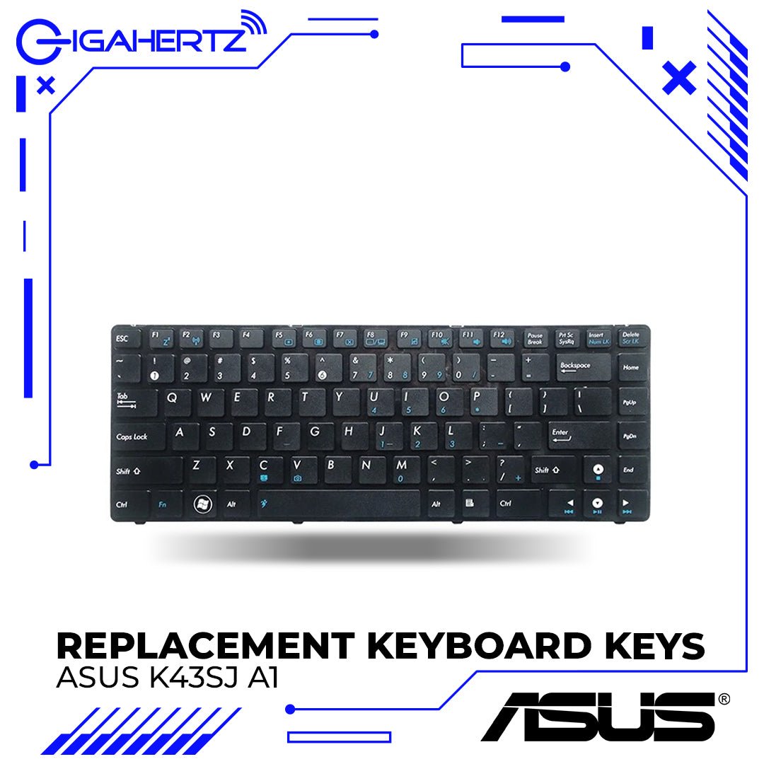 Replacement Asus Keyboard Keys K43SJ A1 | Gigahertz
