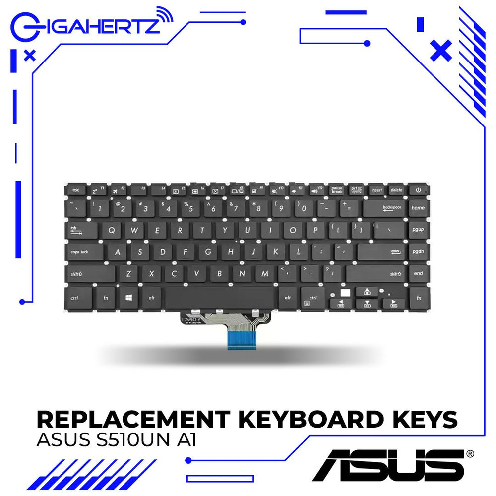Replacement Asus Keyboard Keys S510UN A1 | Gigahertz