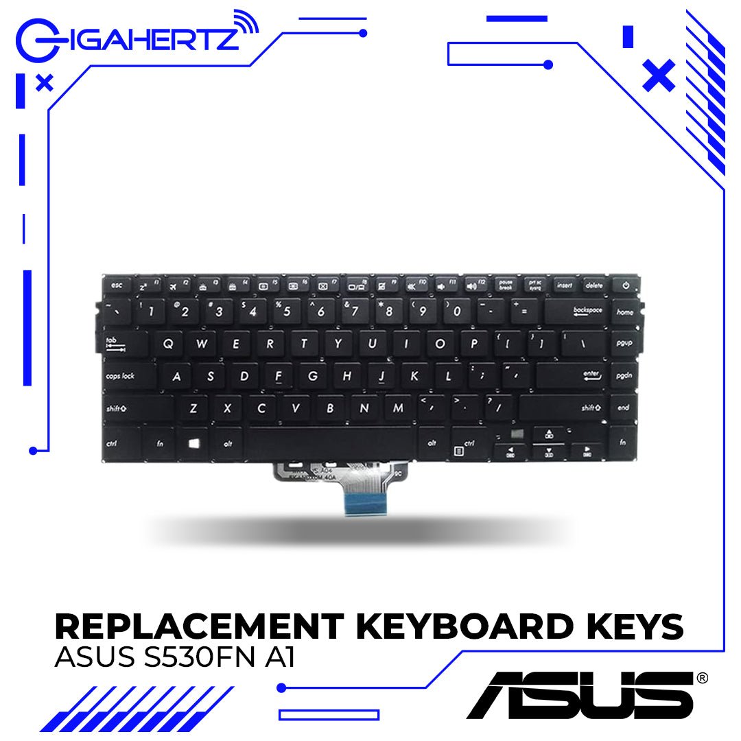 Replacement Asus Keyboard Keys S530FN A1 | Gigahertz