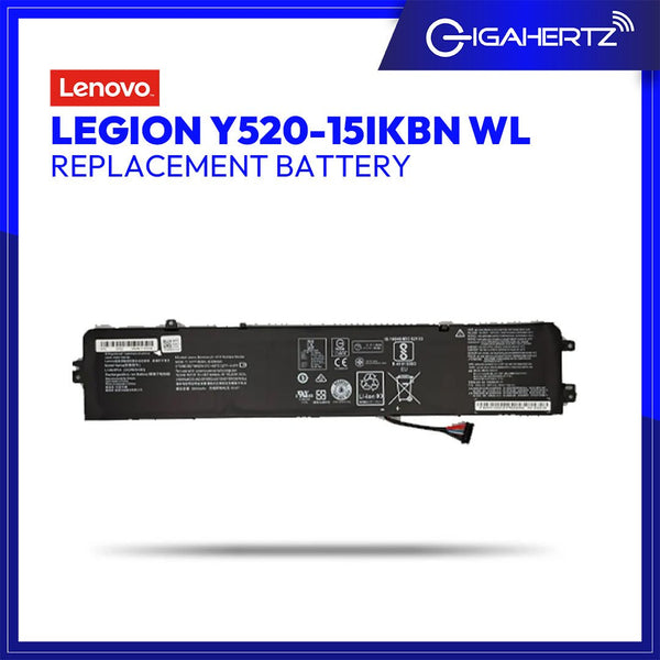 Replacement Battery for Lenovo Legion Y520-15IKBN WL | Gigahertz