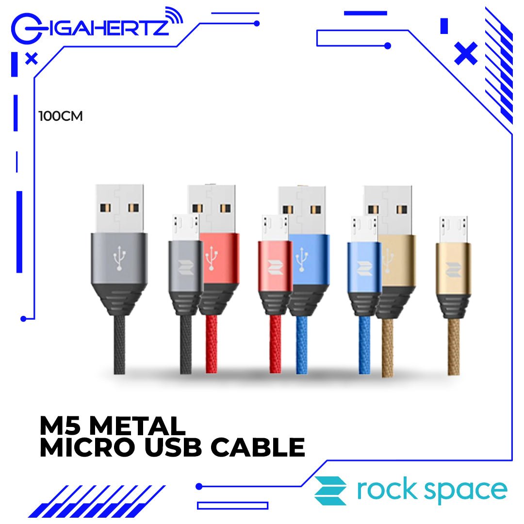 Rock Space M5 Metal Micro USB Cable | GigaHertz