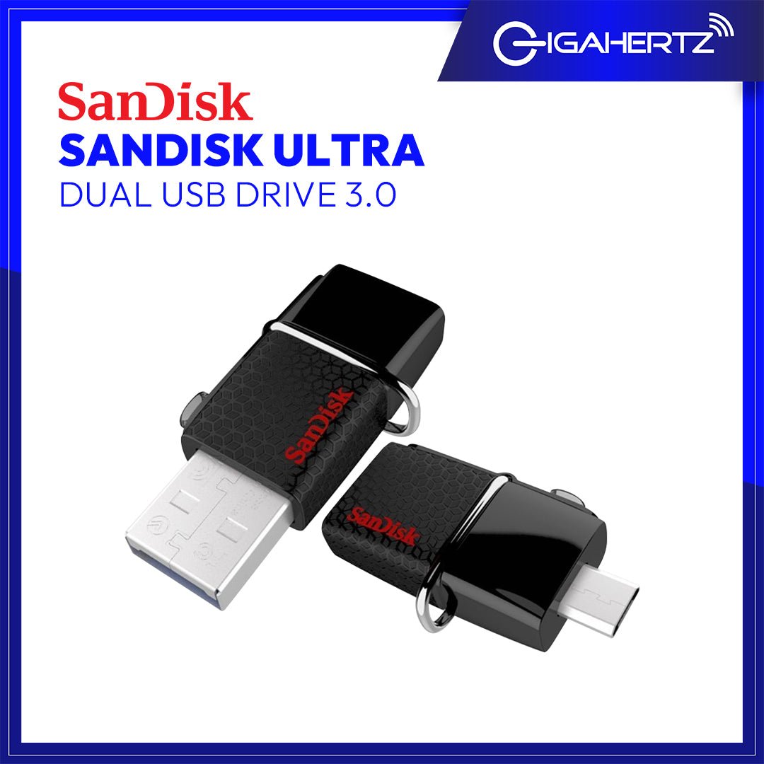 SanDisk Ultra Dual USB Drive 3.0 | Gigahertz SanDisk Ultra Dual USB Drive 3.0 | Gigahertz