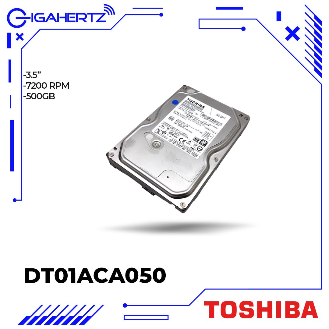Toshiba DT01ACA050 500GB Internal HDD | Gigahertz