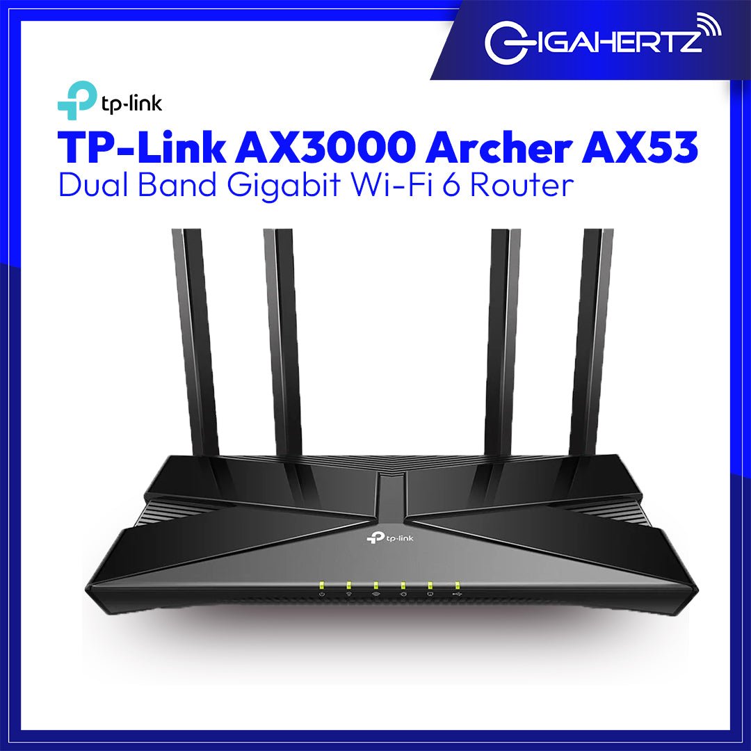 TP-Link AX3000 Dual Band Gigabit Wi-Fi 6 Router (Archer AX53) | Gigahertz