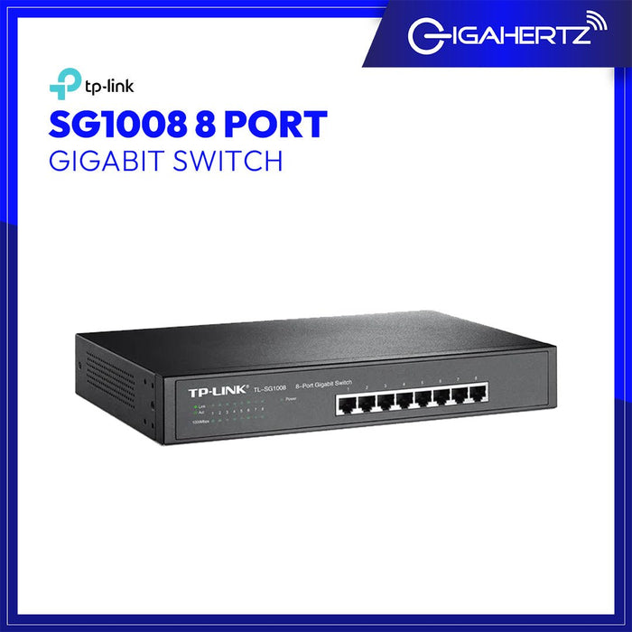 TP-Link SG1008 8 Port Gigabit Switch | Gigahertz