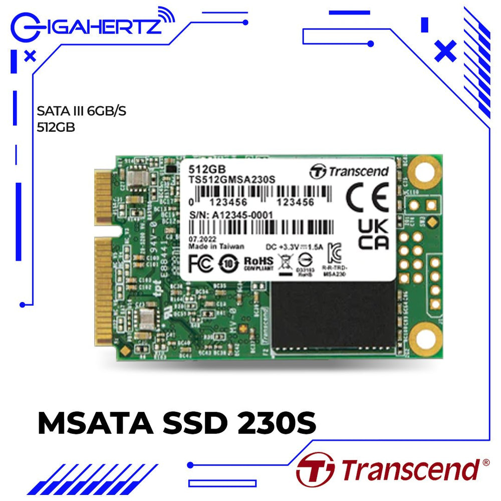 Transcend mSATA SSD 230S | Gigahertz