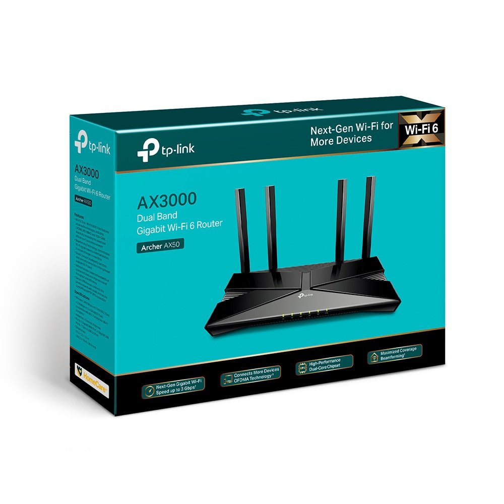 TP-Link AX3000 Dual Band Gigabit Wi-Fi 6 Router (Archer AX53) | Gigahertz